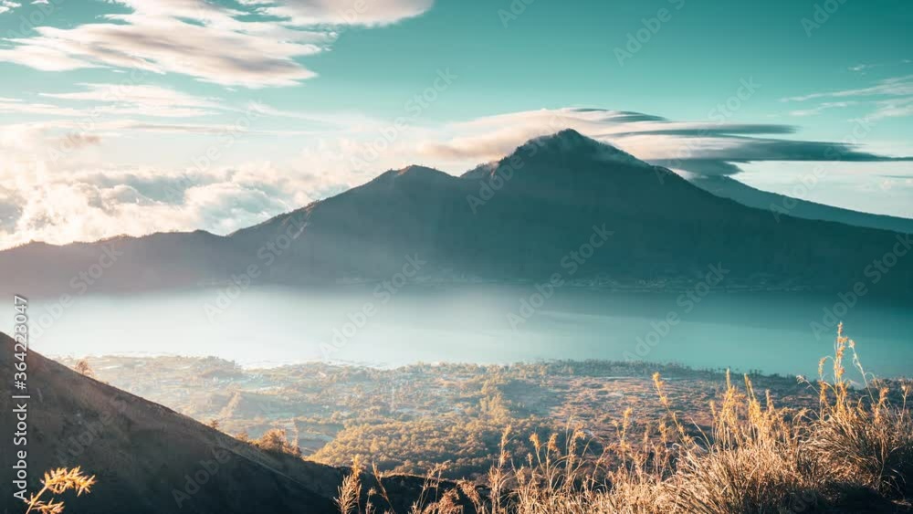 Kintamani volcano Bali tourist attraction or Mount Batur is one of the ...