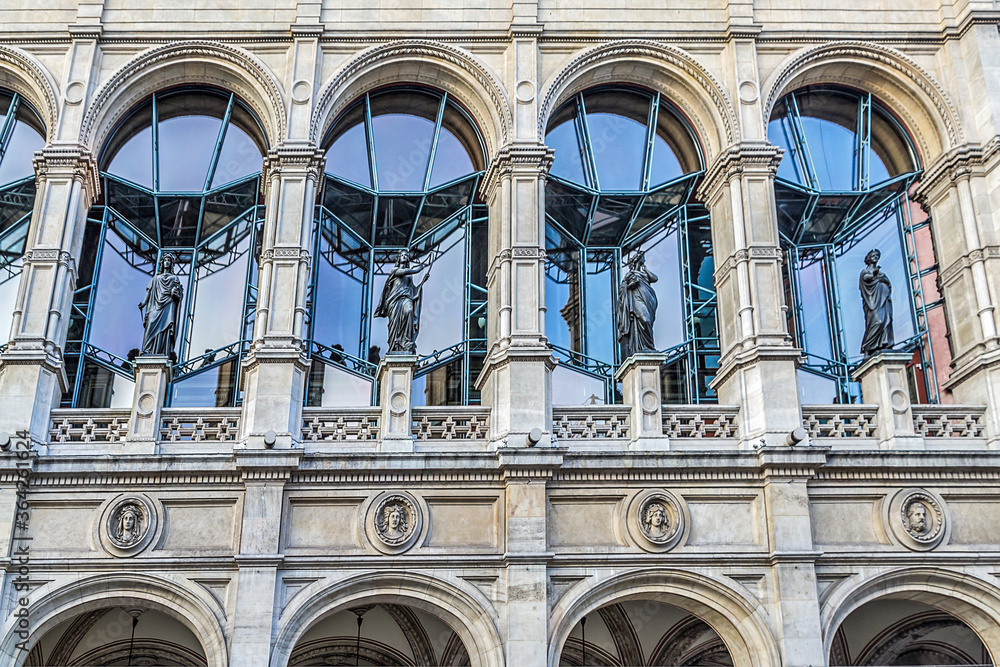 Foto Stock Vienna State Opera (Vienna Court Opera, Wiener Hofoper ...