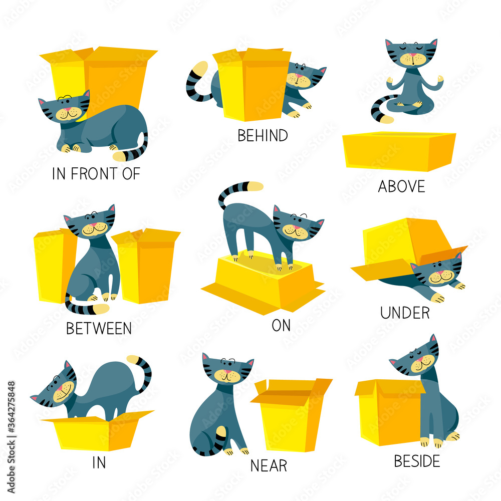 Prepositions Of Place In Front Of