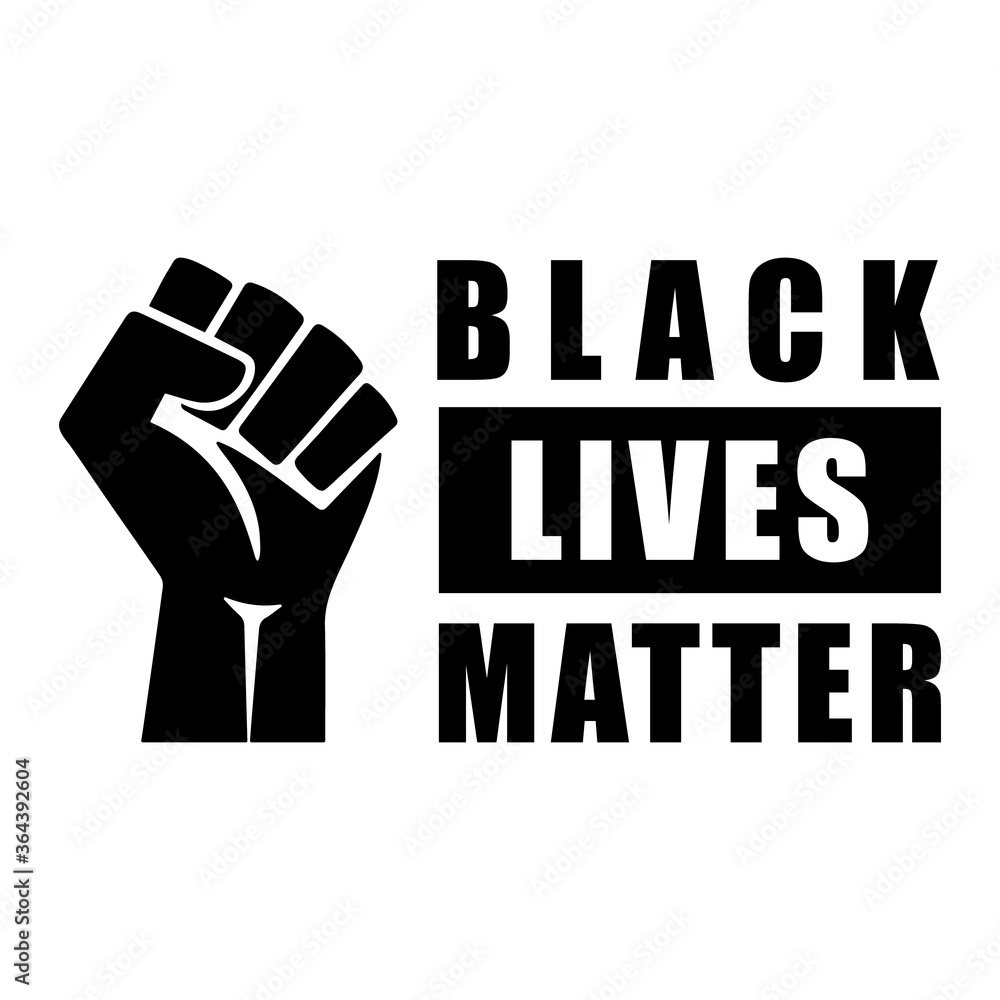 Vector Black Lives Matter Movement Symbol Illustration Stock Vector ...