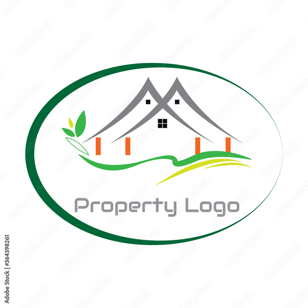 Vector logo house design in eps 10. Simple template and ready to use ...