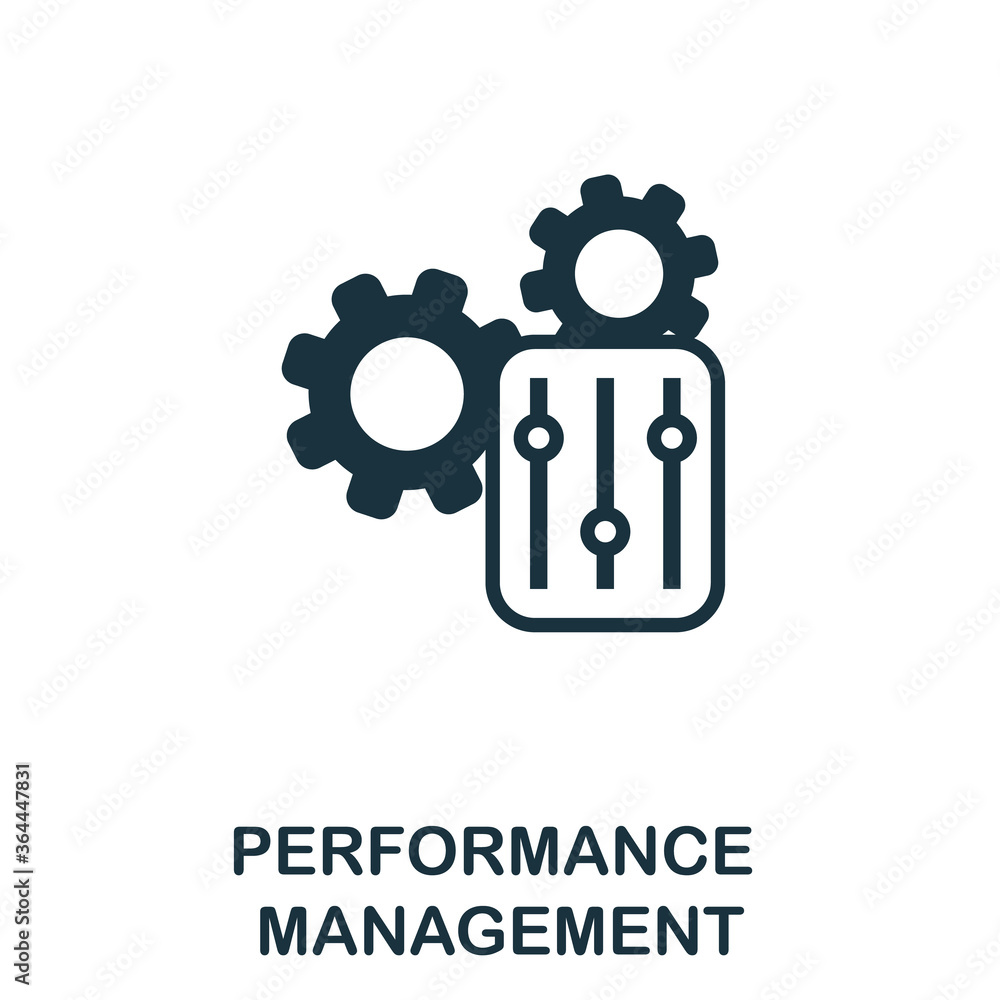Performance Management icon. Simple element from business management ...