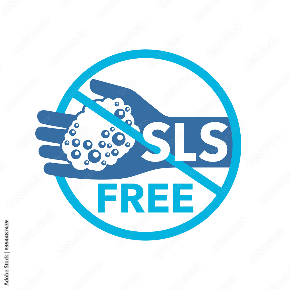SLS free sign - unavailability of Sodium Laureth Sulfate in cosmetics ...