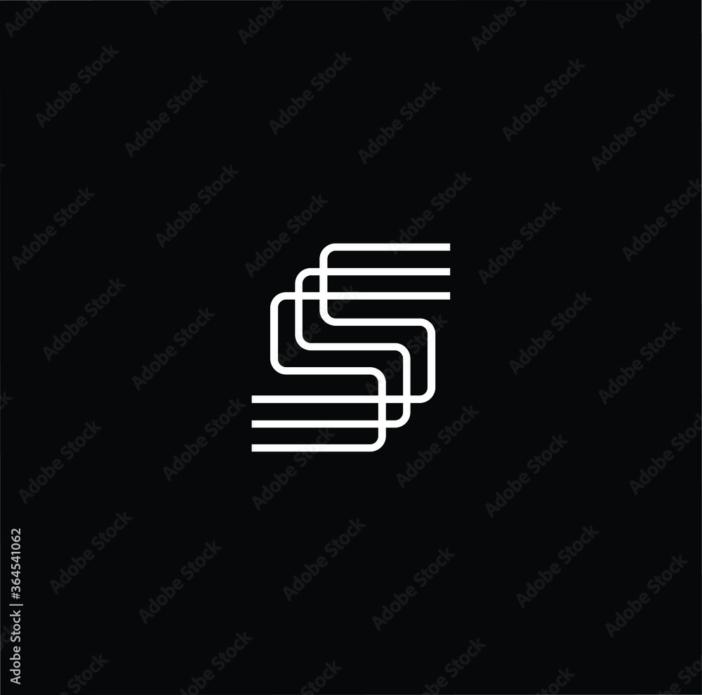 Minimal elegant monogram art logo. Outstanding professional trendy ...