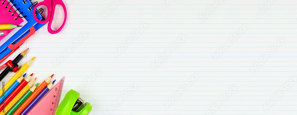 Back To School Border Paper