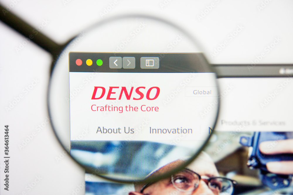 Los Angeles, California, USA - 14 February 2019: Denso website homepage ...