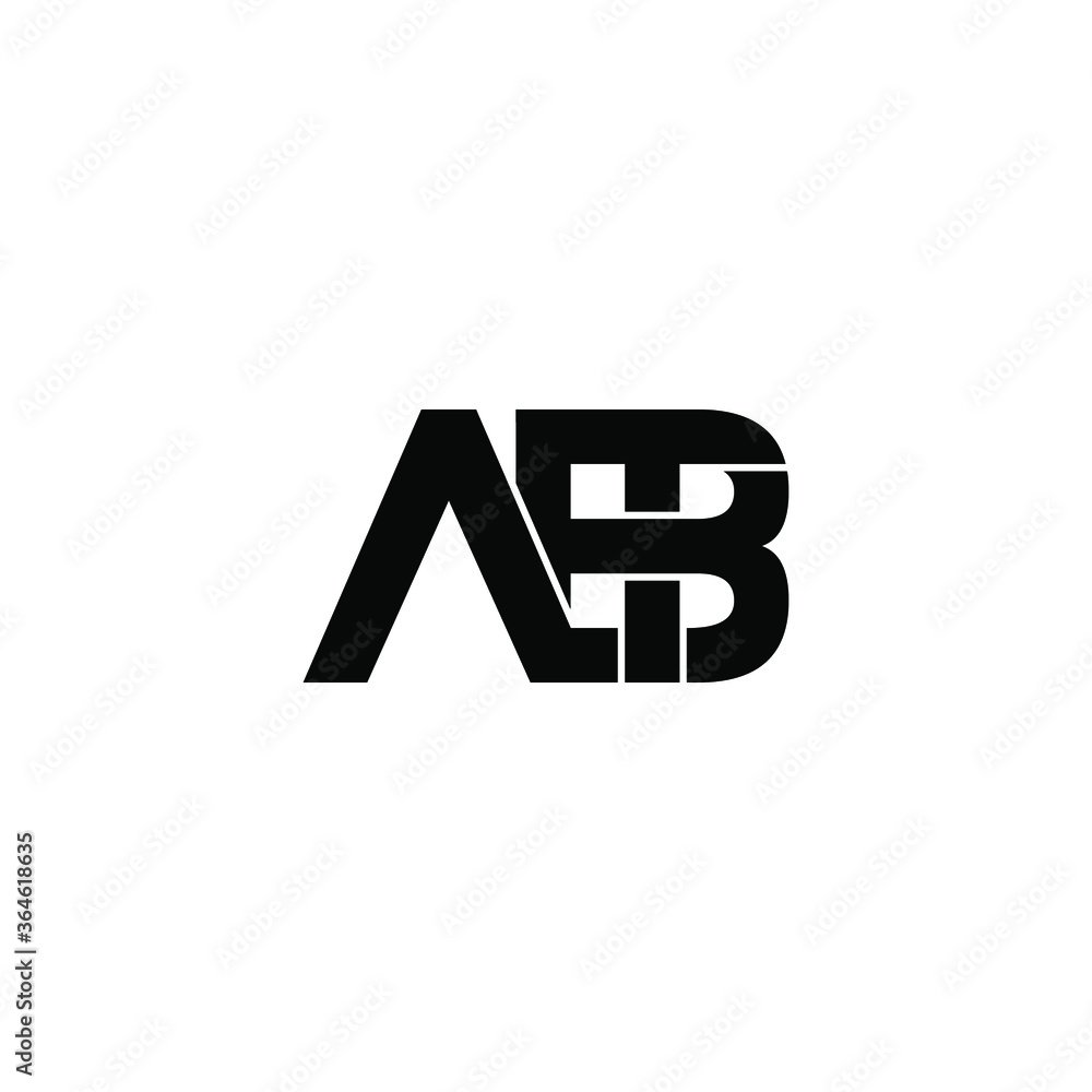 abt letter original monogram logo design Stock Vector | Adobe Stock