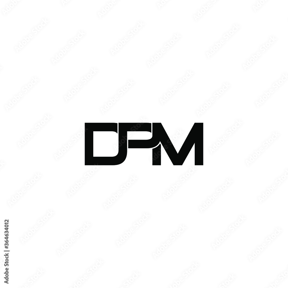 dpm letter original monogram logo design Stock Vector | Adobe Stock