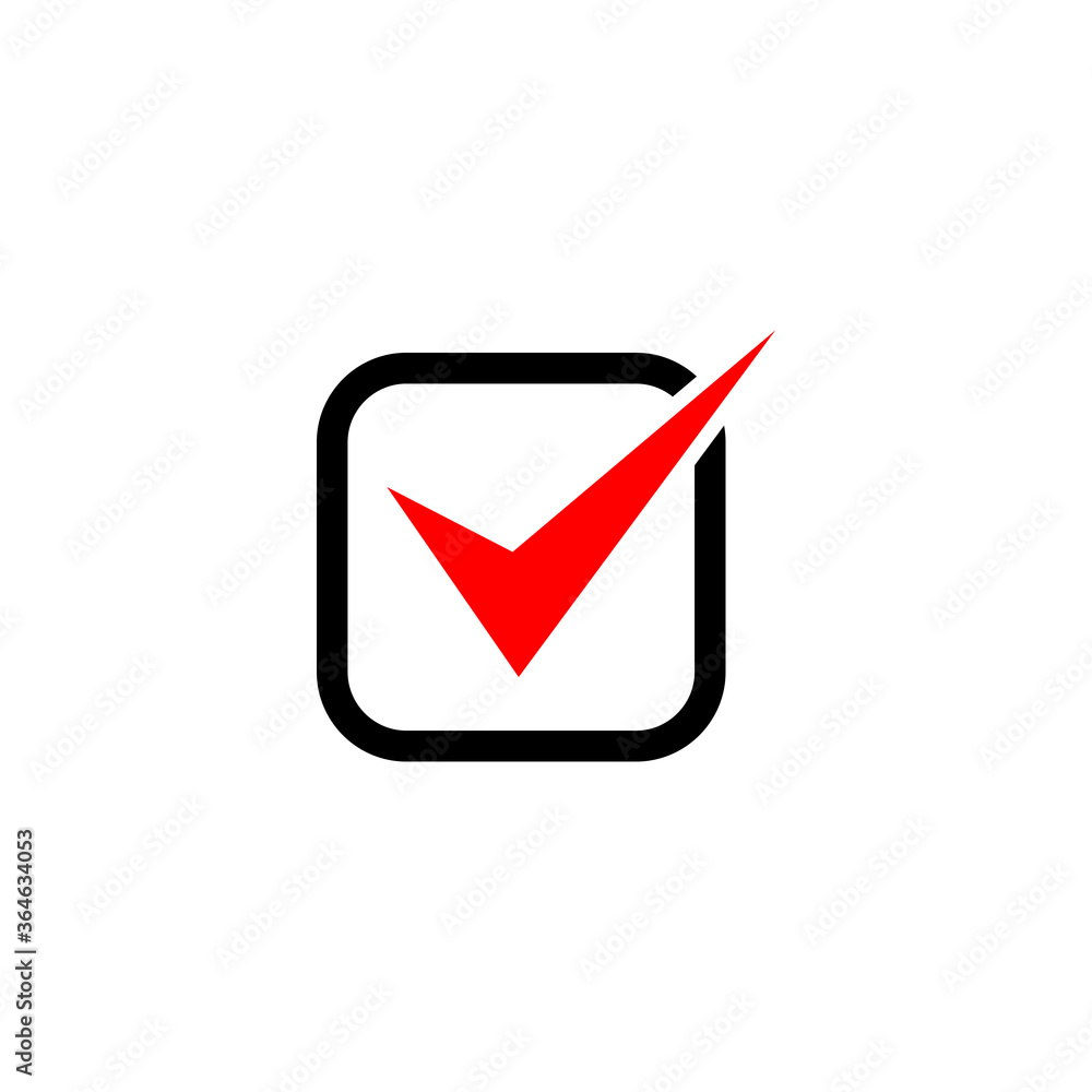 Vecteur Stock check mark icon sets vector symbol isolated illustration ...