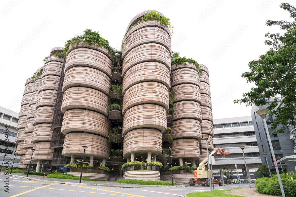 The Hive, called Dim Sum Basket Building, at Nanyang Technological ...
