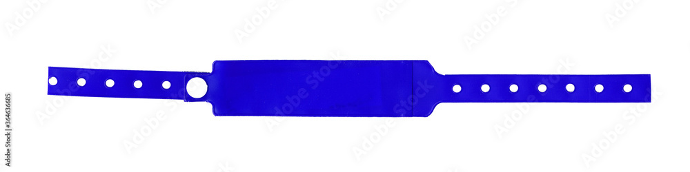 Brightly colored medical band commonly used in hospitals to identify ...