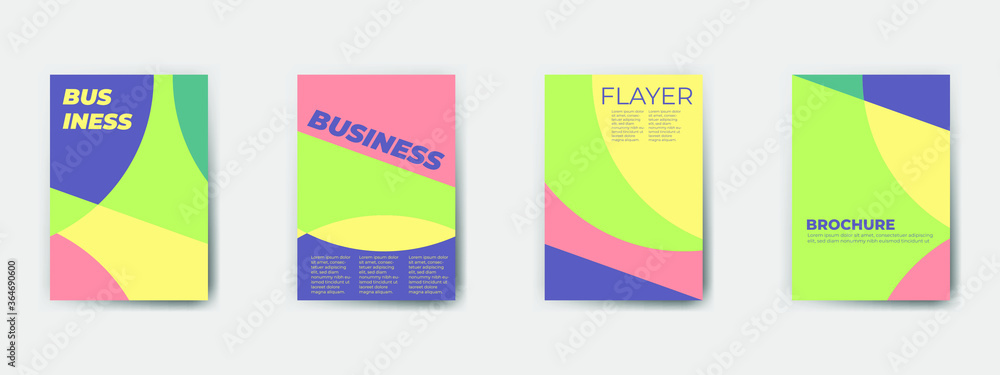Abstract geometric pattern background for business brochure cover ...