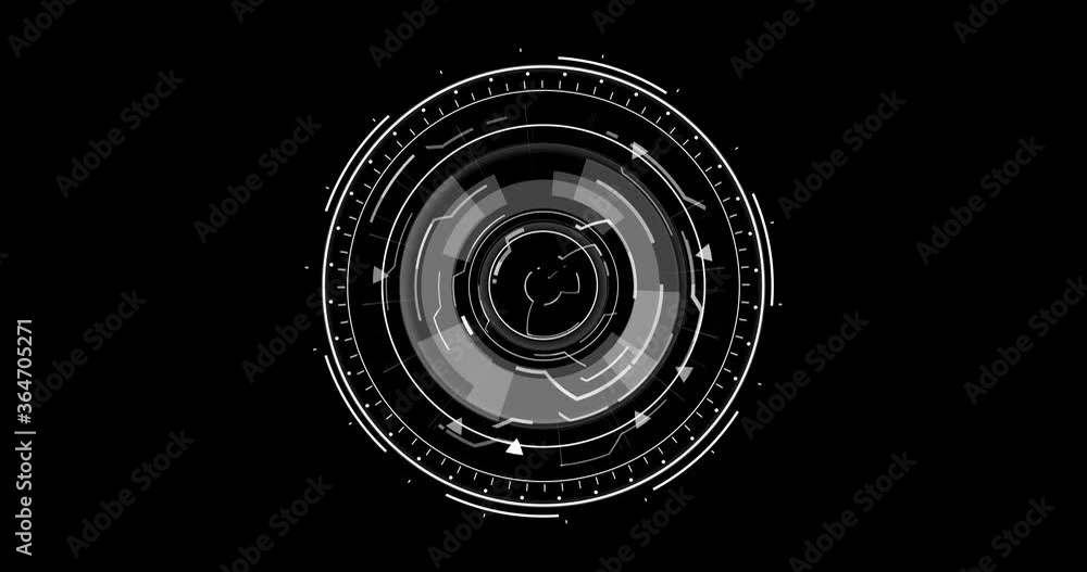 Stockvideo HUD interface element. You can use it to build your own interface design. 4K HUD ...