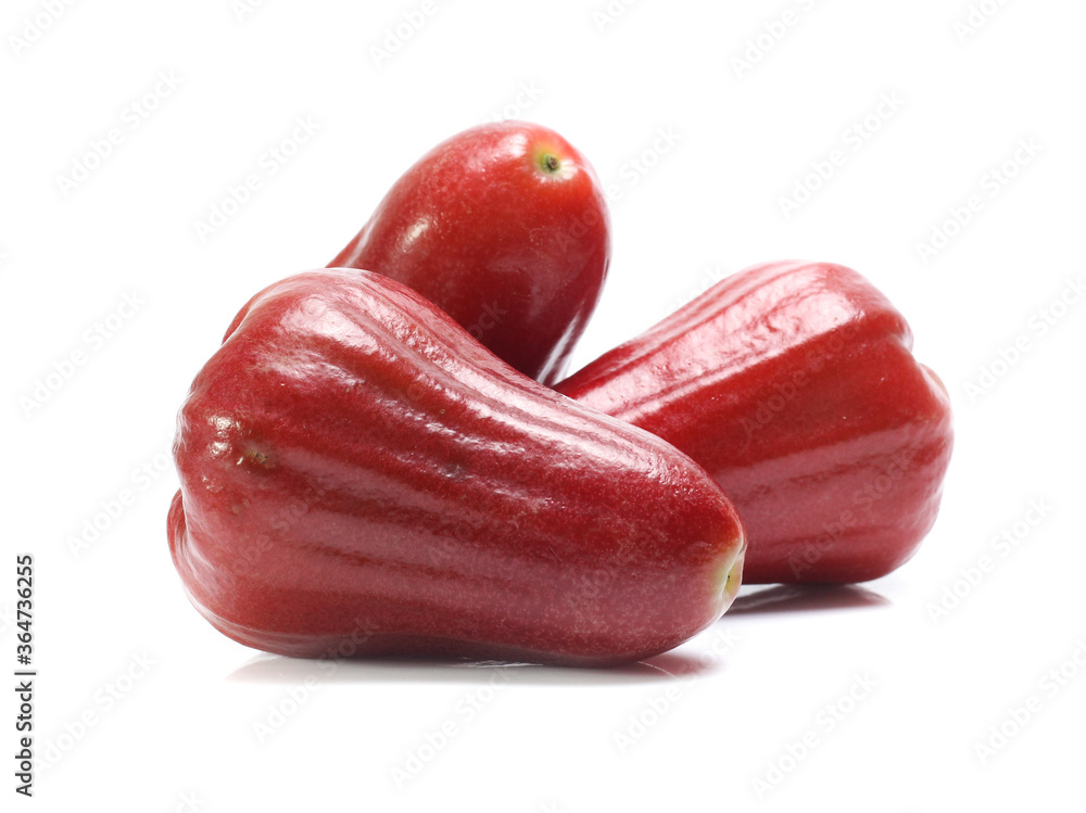 Rose apple isolated on white background Stock Photo | Adobe Stock