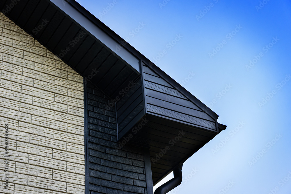 Soffit for providing optimal ventilation for roof overhangs. Stock ...