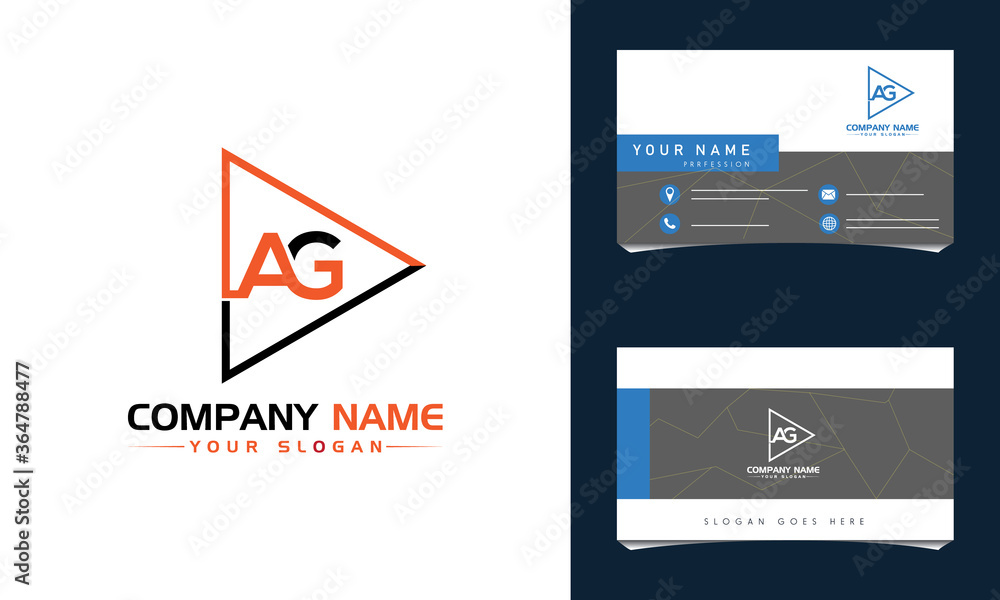 AG Logo design - ag letter logo design for all kind of use Stock Vector ...