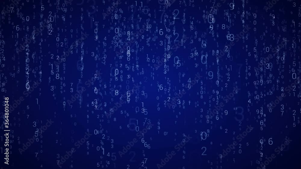 Matrix Looping animation.Zoom in through cyberspace.HUD technological ...