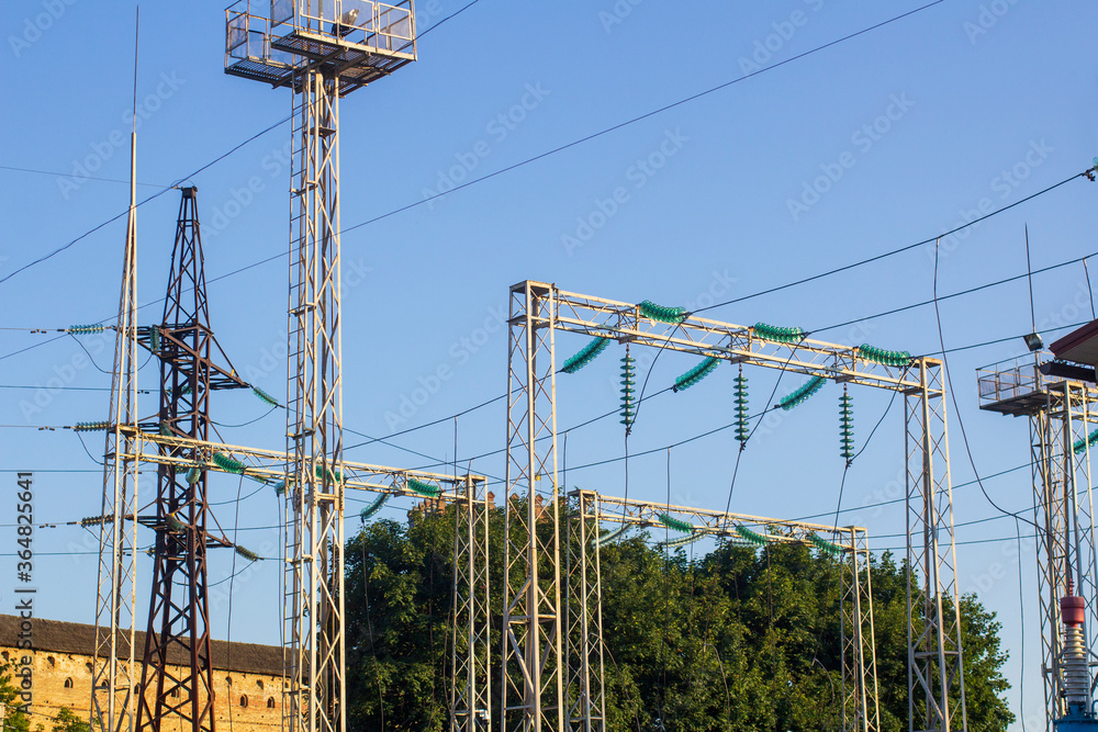 Electrical substation is a part of an electrical generation ...