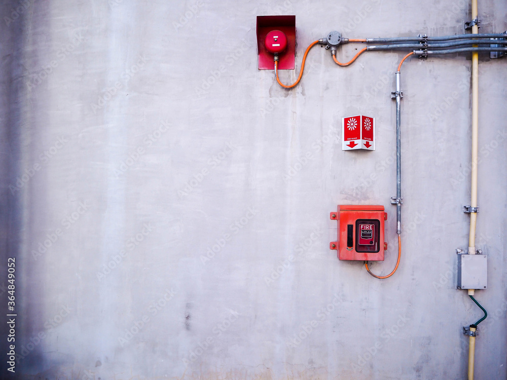 Firefighting systems in industrial zone which picture was taken in ...