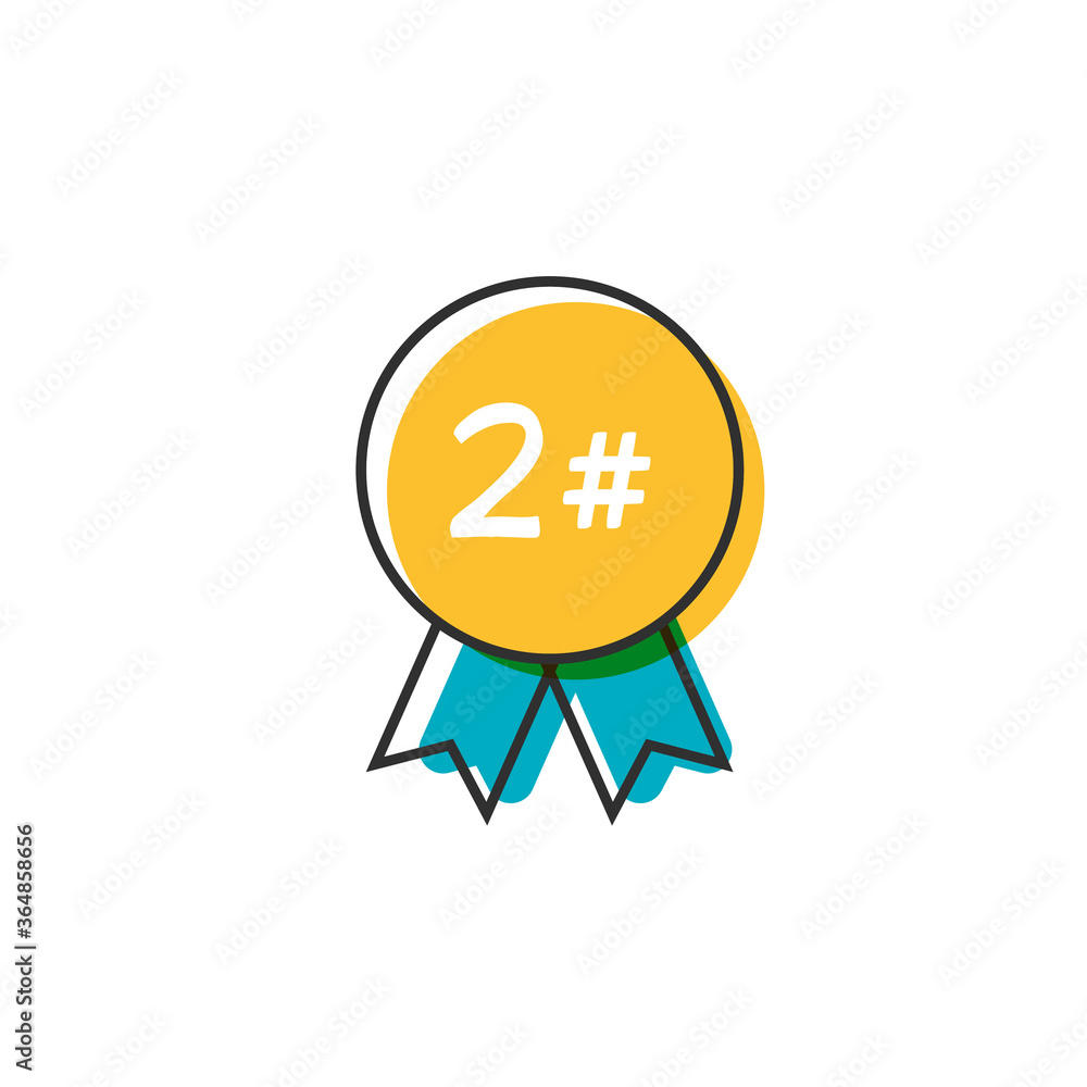 Medal Championship. Set Medals, 2nd, Winner, Reward, Trophy, Award ...