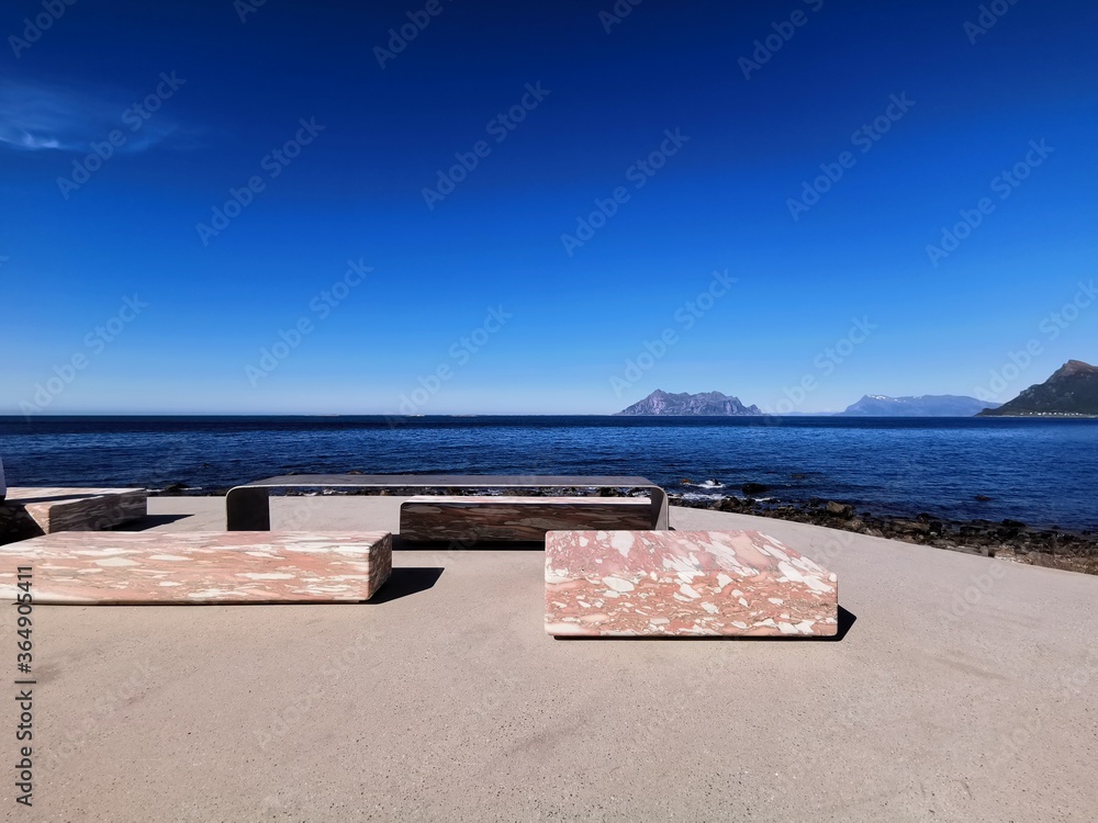 Uredd plassen Resting Area Monument 2. world war submarine RV 17 ...