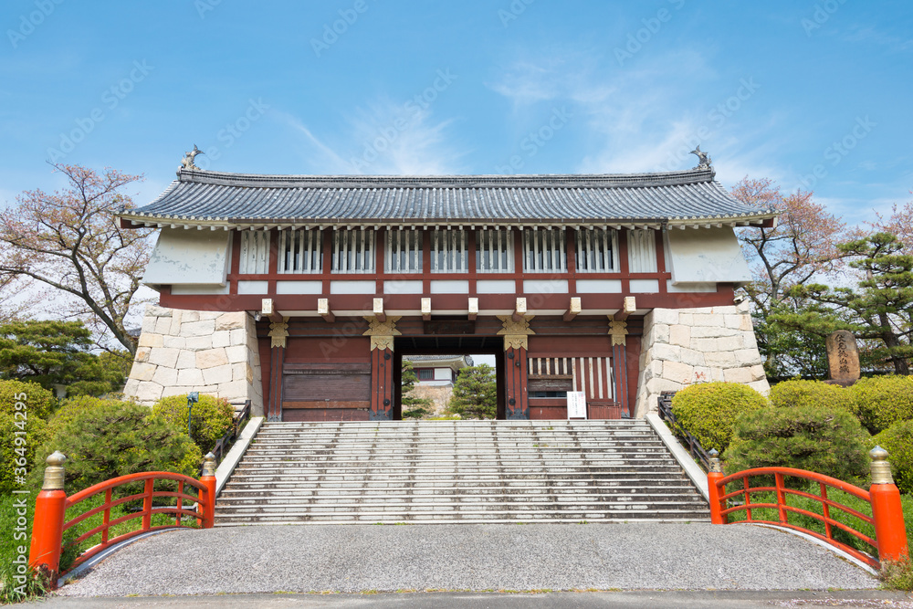 Fushimi Castle (Fushimi-Momoyama Castle) in Fushimi, Kyoto, Japan. The ...