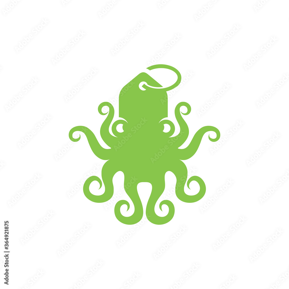 logo design octo sell vector Stock Vector | Adobe Stock