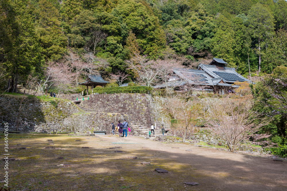 Site of Hashiba Hideyoshi residence at Azuchi Castle Ruins in ...