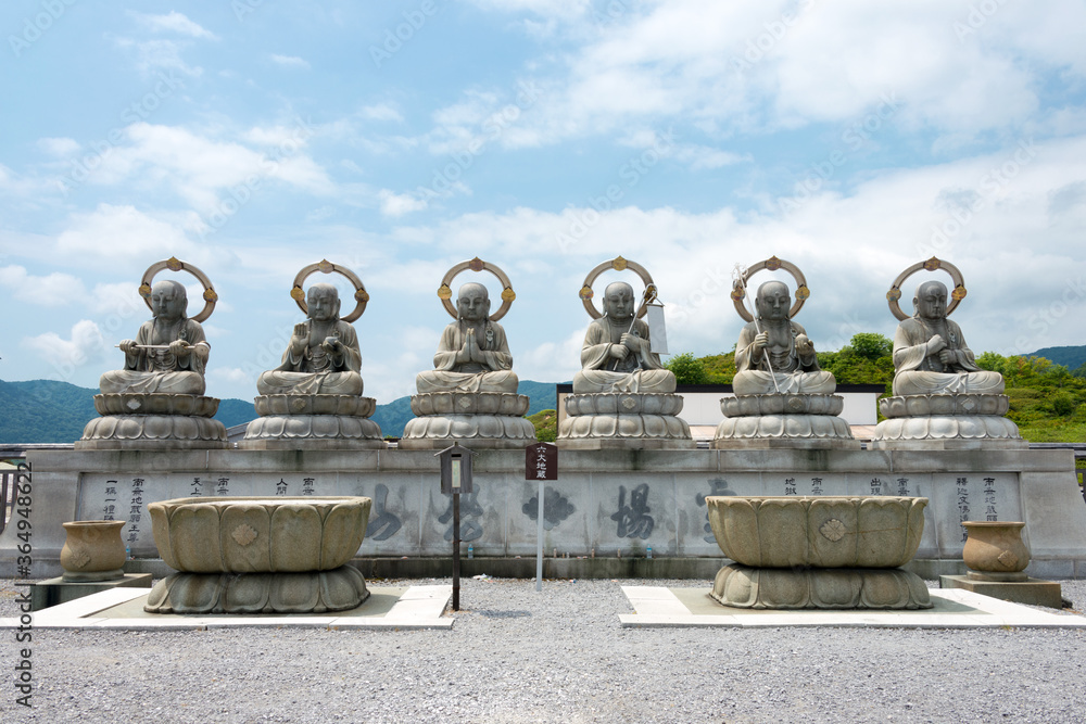 Jizo Bosatsu Statue at Osorezan Bodaiji Temple in Mutsu, Aomori, Japan ...