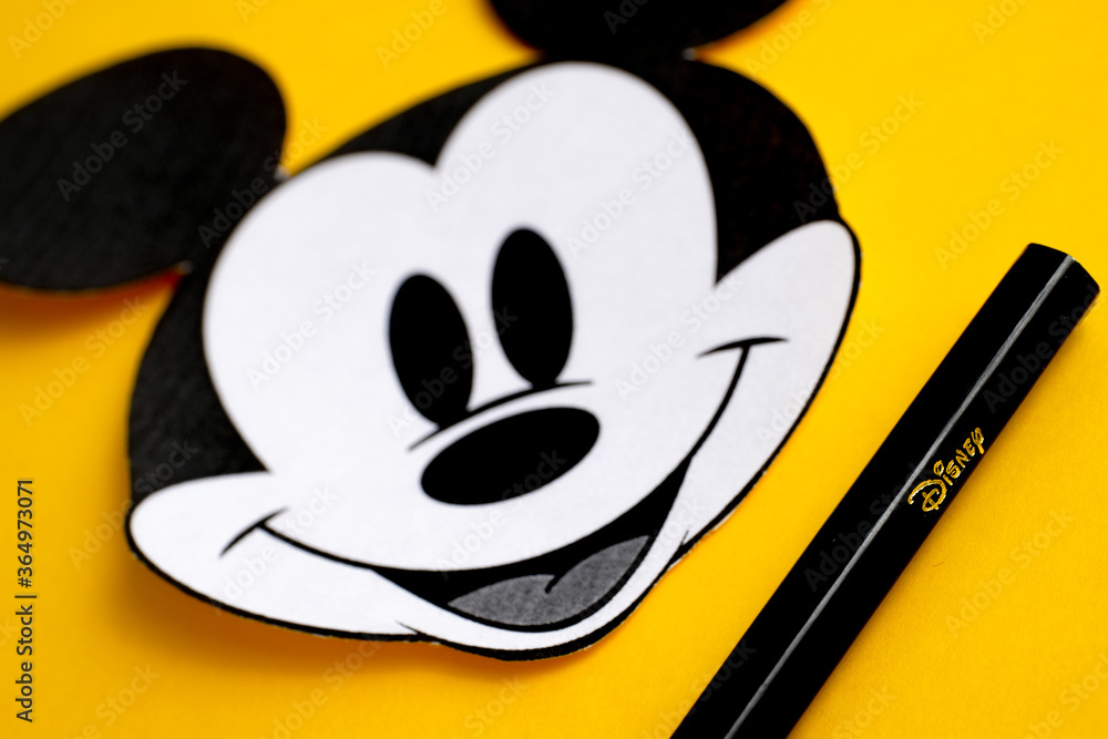 Mickey Mouse Face Drawing