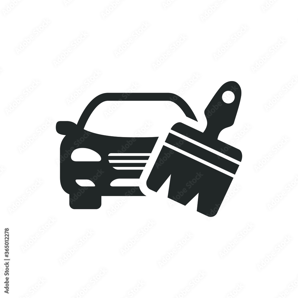 Car paint icon Stock Vector | Adobe Stock