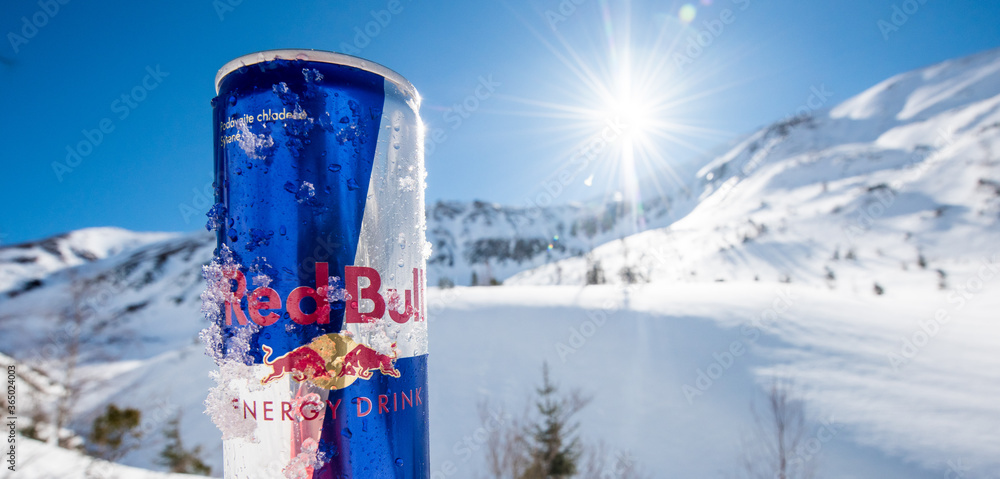 Red Bull is the most popular energy drink in the world in Aluminum can ...