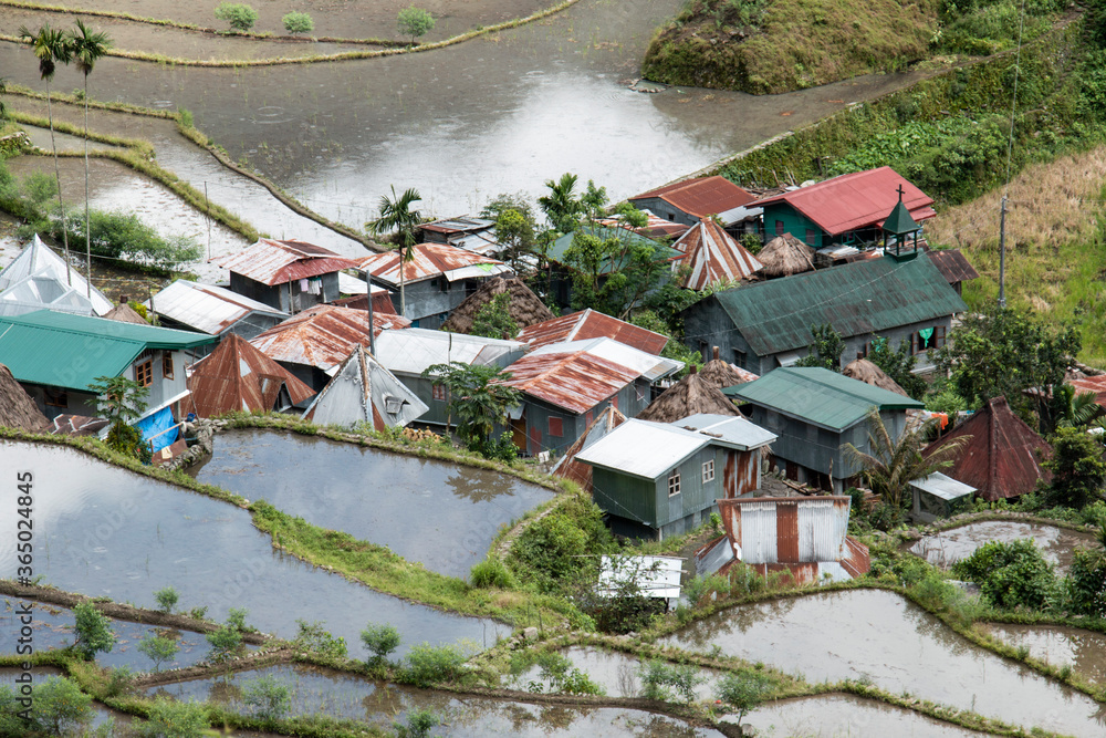The Batad village cluster-part of the Rice Terraces of the Philippine ...