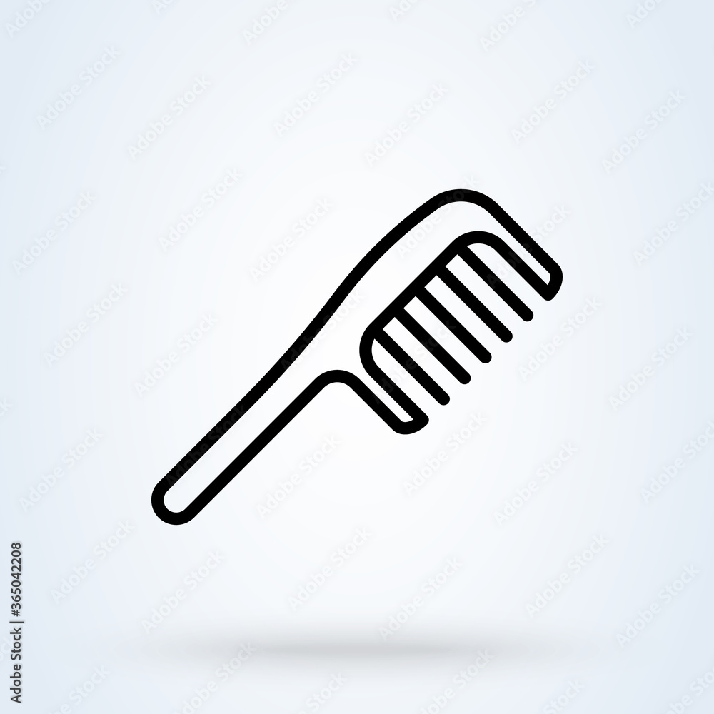 The comb is a device for combing the hair. The comb consists of knobs ...