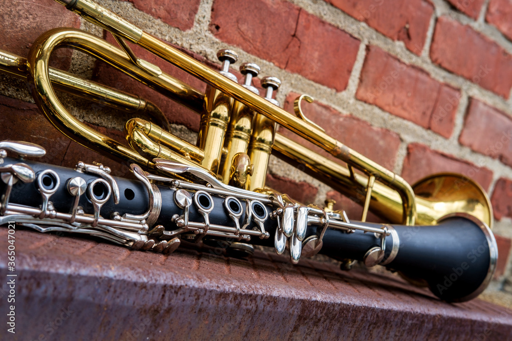 Musical Instruments Jazz Club Stock Photo | Adobe Stock