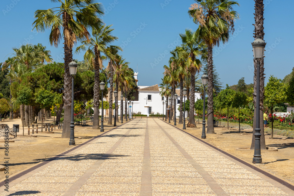 La Rabida Monastery in Huelva. Mudejar art in a place where Christopher ...