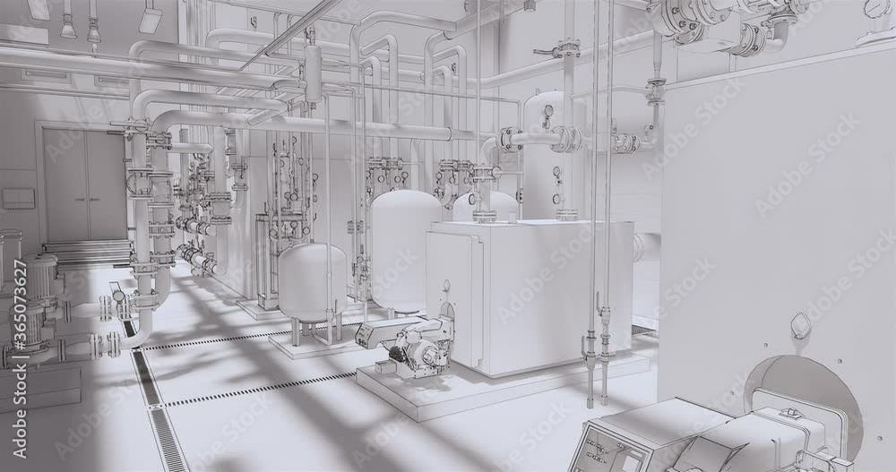 Conceptual visualization of drawing style of utilities at BIM ...