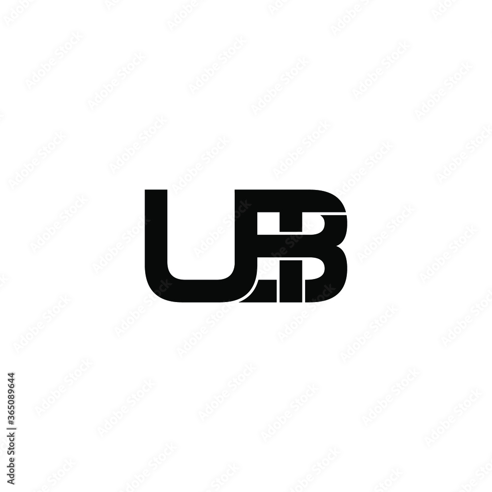 ubt letter original monogram logo design Stock Vector | Adobe Stock