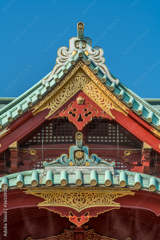 Tokyo, Chiyoda - August 5, 2018 : Kanda Myojin or Kanda Jinja ...