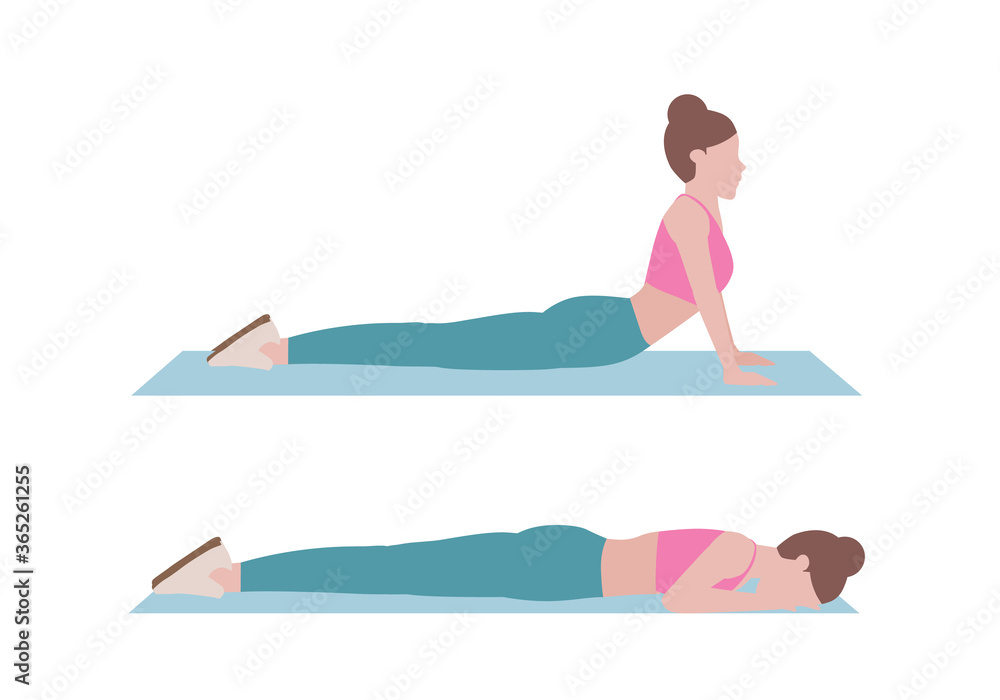 Woman doing cool down after exercises. for doing Abs Stretch which ...