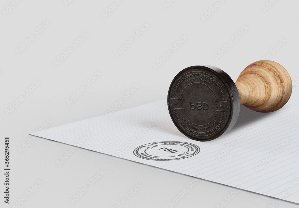 Stamp Mockup Stock Template | Adobe Stock