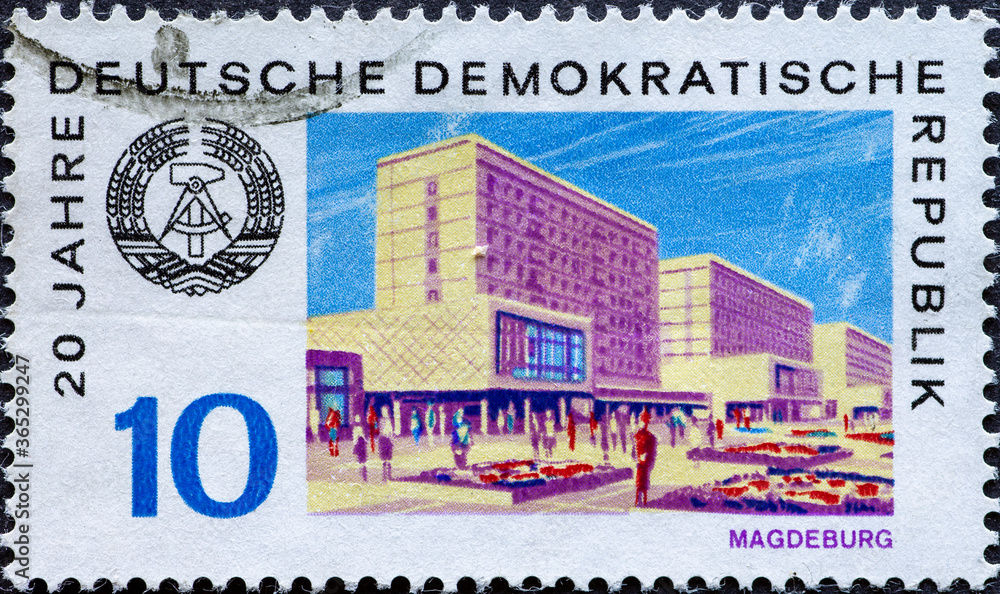 GERMANY, DDR - CIRCA 1969: a postage stamp from Germany, GDR showing ...