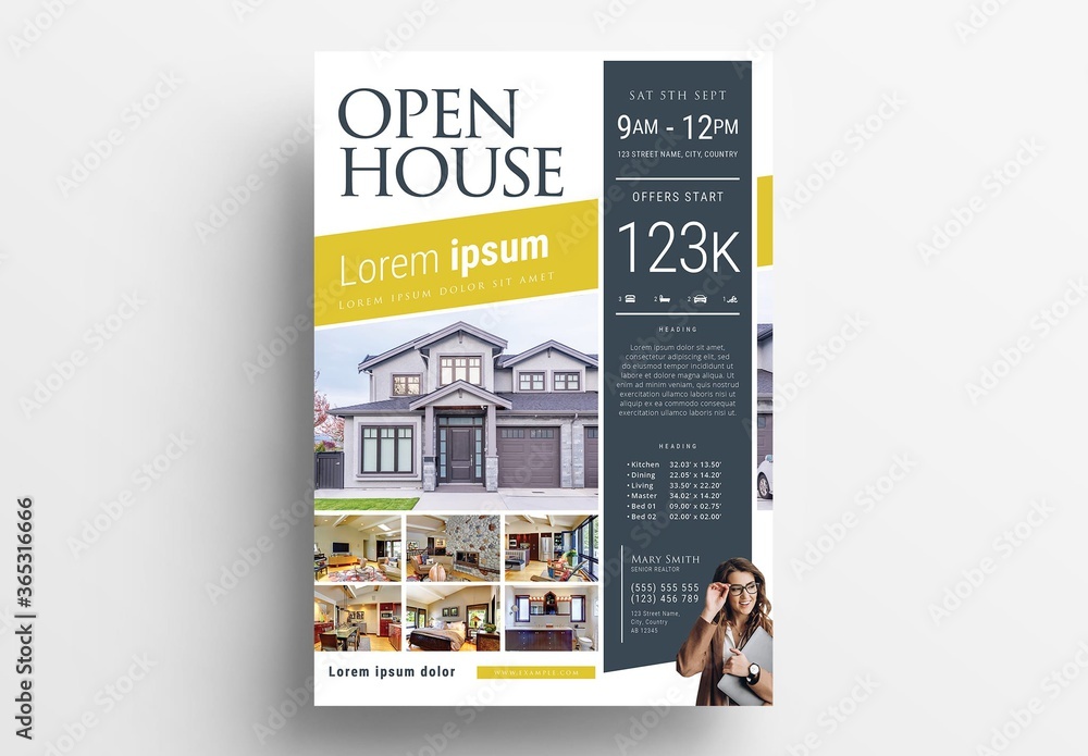 Event Open House Flyer