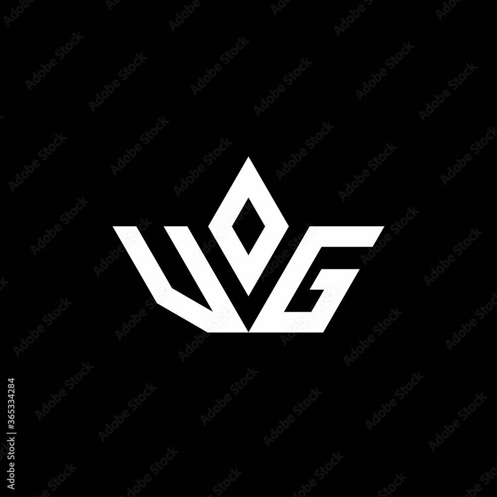 VG monogram logo with crown shape luxury style Stock Vector | Adobe Stock
