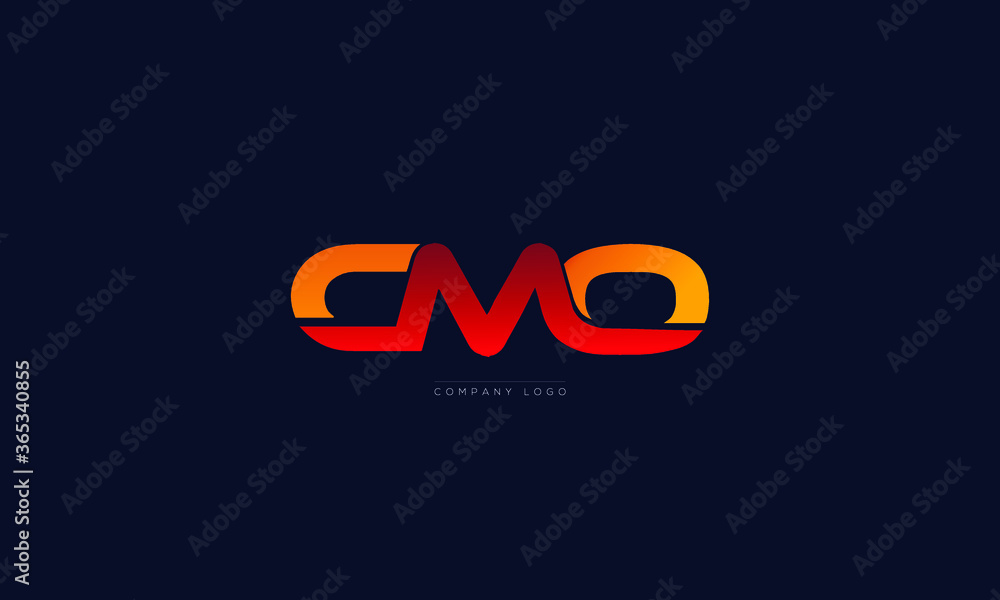 CMO letters Logo Alphabet Design Vector Symbol Stock Vector | Adobe Stock