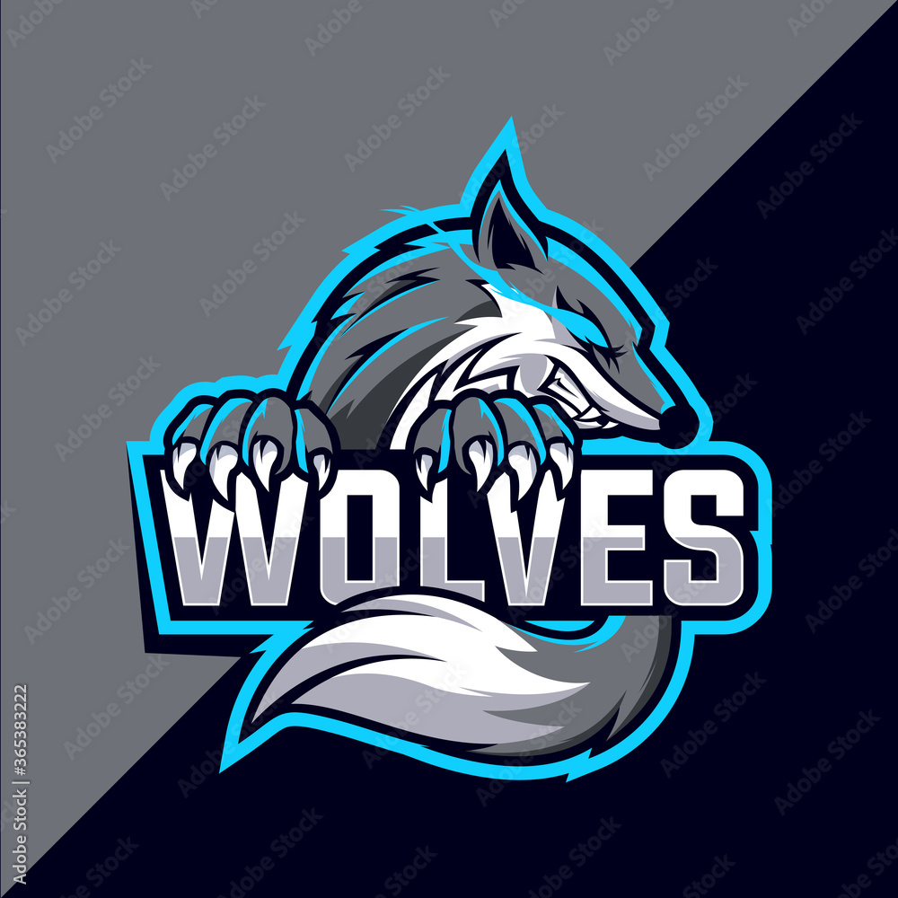 Timberwolves Mascot Clipart