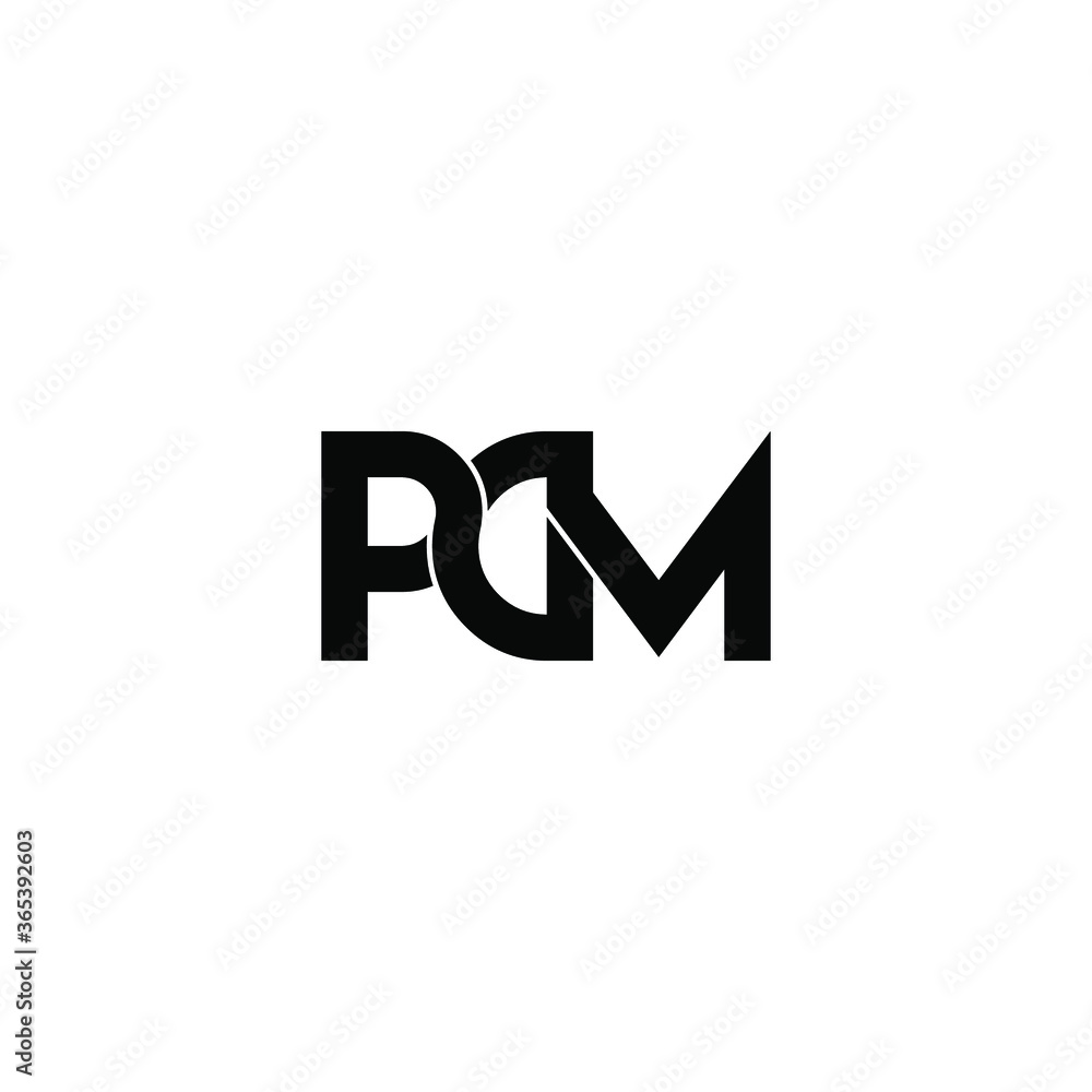 pdm letter original monogram logo design Stock Vector | Adobe Stock