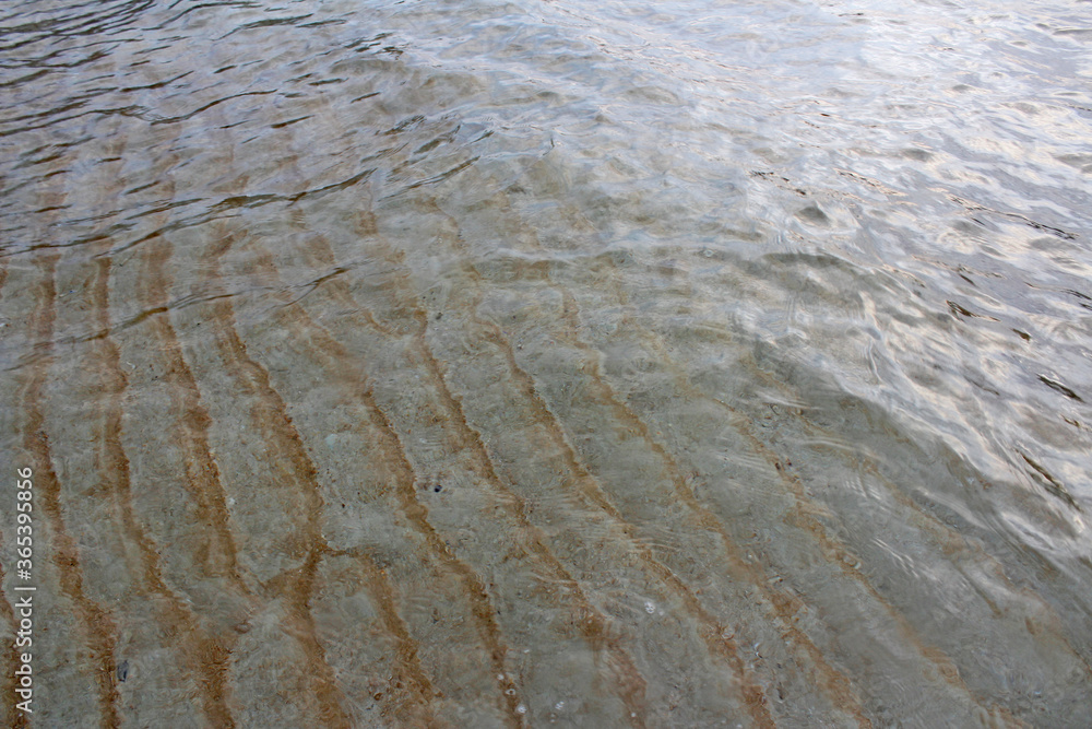 See through underwater sand ripples at Tioman Island Stock Photo ...