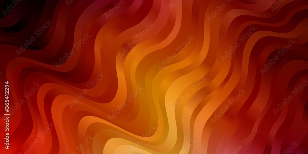 Light Multicolor vector backdrop with bent lines. Illustration in ...