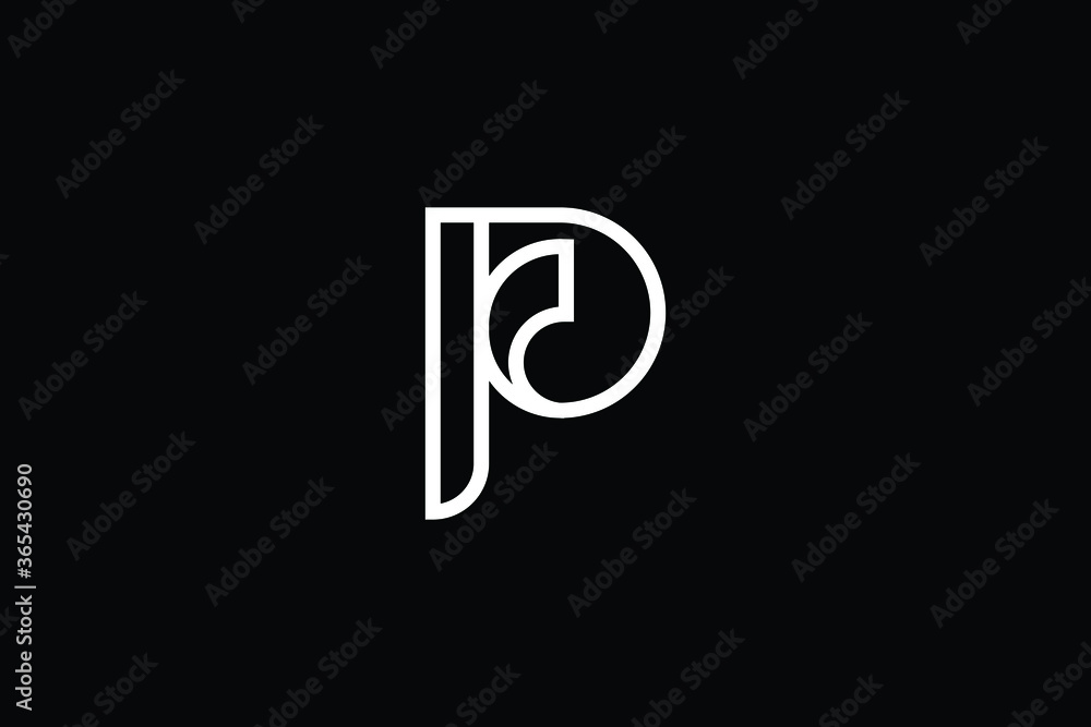 Minimal Innovative Initial P logo and PP logo. Letter P PP creative ...